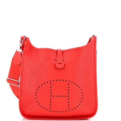 Hermès Evelyne Bag Gen Iii Clemence Pm - Red