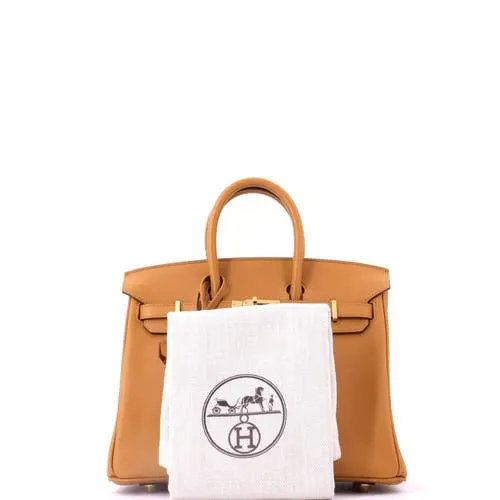 Hermès Birkin Handbag Swift With Gold Hardware 25