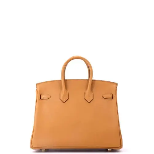 Hermès Birkin Handbag Swift With Gold Hardware 25
