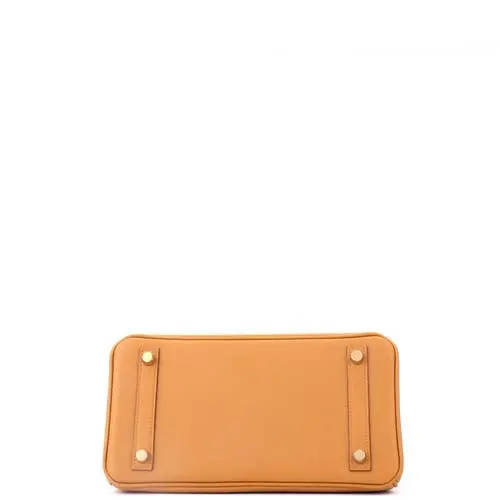 Hermès Birkin Handbag Swift With Gold Hardware 25