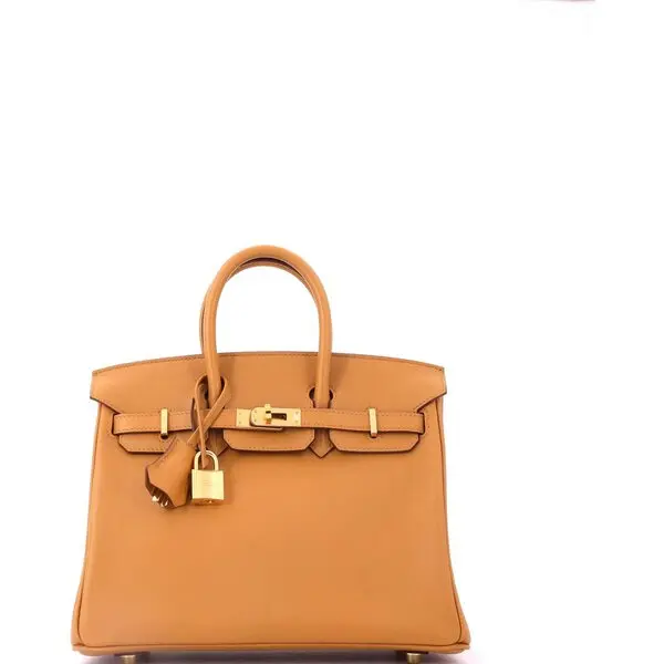 Hermès Birkin Handbag Brown Swift With Gold Hardware 25 - Sesame