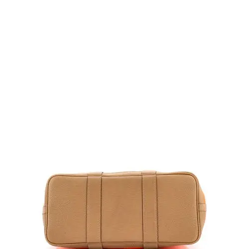 Hermès Garden Party Tote Toile And Leather 30 - Orange