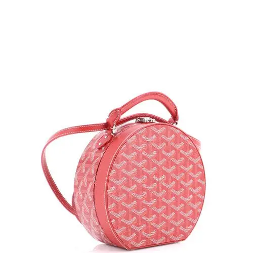 Goyard Alto Hatbox Bag Coated Canvas - Red