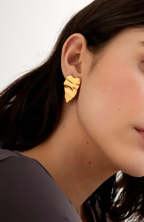 KATIE LOXTON Molten Heart Oversized Earrings