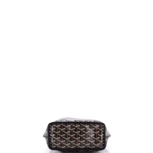 Goyard Anjou Reversible Tote Coated Canvas Mini - Black