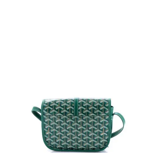 Goyard Belvedere Ii Messenger Bag Coated Canvas Pm - Green