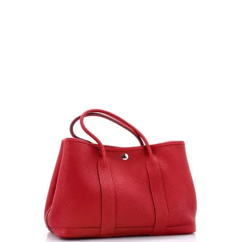 Hermès Garden Party Tote Leather 30 - Red