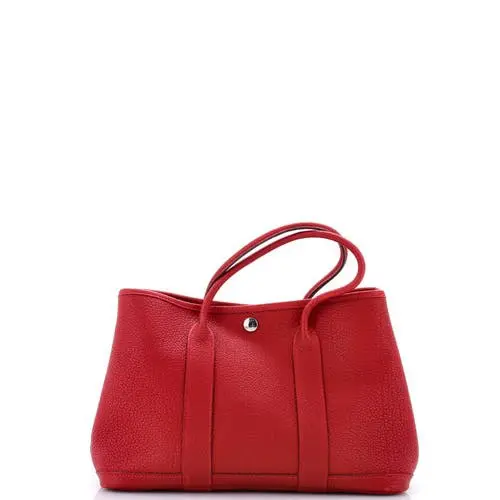 Hermès Garden Party Tote Leather 30 - Red