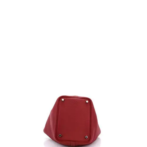 Hermès Picotin Lock Bag Clemence Pm - Red