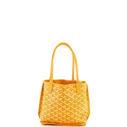 Goyard Anjou Reversible Tote Coated Canvas Mini - Yellow