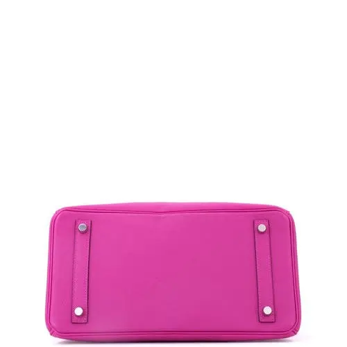 Hermès Birkin Handbag Epsom With Palladium Hardware 30 - Pink