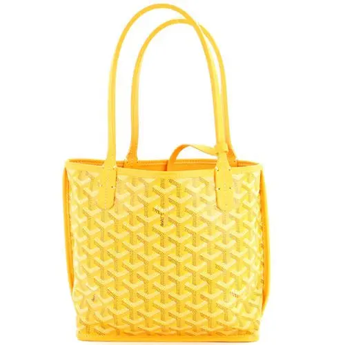 Goyard Anjou Reversible Tote Coated Canvas Mini - Orange
