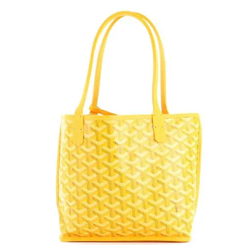 Goyard Anjou Reversible Tote Coated Canvas Mini - Orange