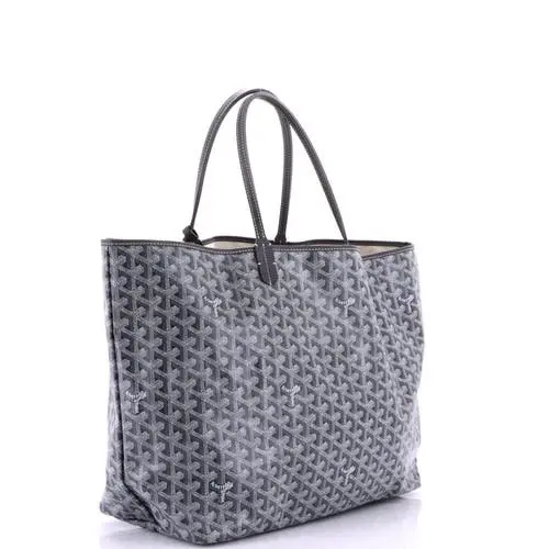 Goyard Saint Louis Gm Coated Canvas Tote - Gray
