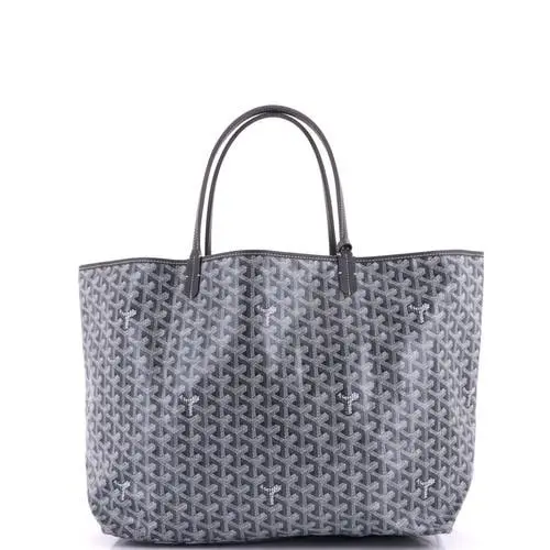 Goyard Saint Louis Gm Coated Canvas Tote - Gray