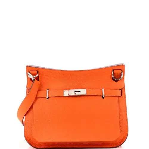 Hermès Jypsiere Bag Clemence 28 - Orange