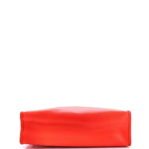 Hermès Herbag Zip Berline Vache Canvas And Leather 31 - Red