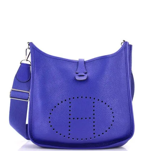 Hermès Evelyne Bag Gen Iii Clemence Pm - Blue
