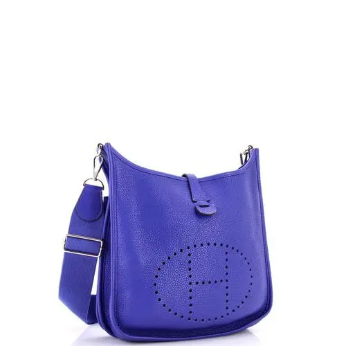 Hermès Evelyne Bag Gen Iii Clemence Pm - Blue