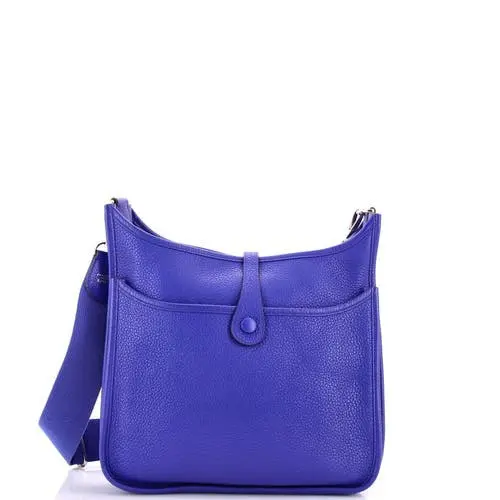 Hermès Evelyne Bag Gen Iii Clemence Pm - Blue