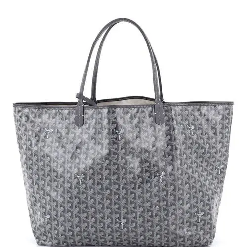 Goyard Saint Louis Tote Coated Canvas Gm - Grey