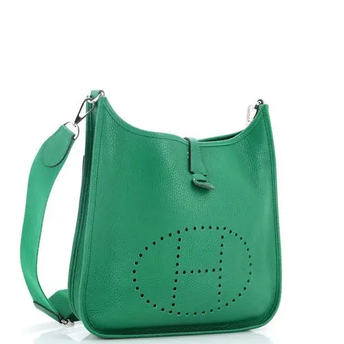 Hermès Evelyne Bag Gen Iii Clemence Pm - Vert Vertigo