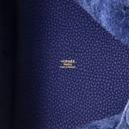 Hermès Picotin Lock Bag Clemence Mm - Blue