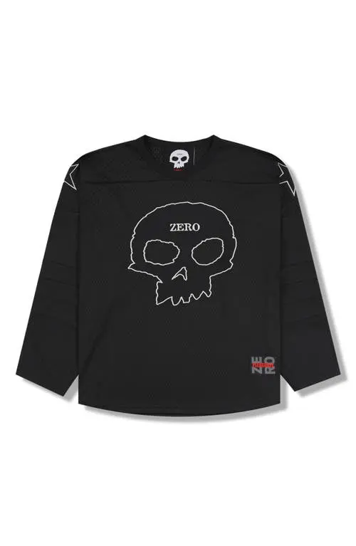 PLEASURES X Zero Skateboards Jamie Mesh Hockey Jersey