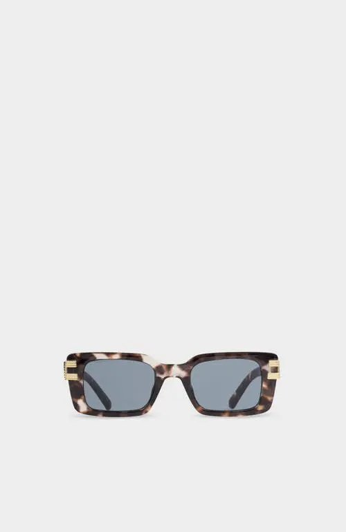 KATIE LOXTON Malibu Rectangle Sunglasses - Tortoiseshell