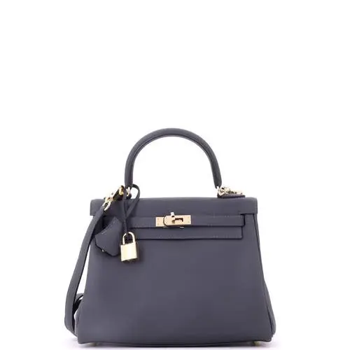 Hermès Kelly Handbag Verso Swift With Permabrass Hardware 25