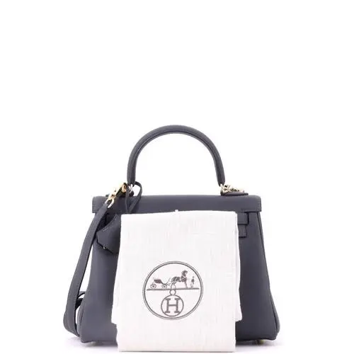 Hermès Kelly Handbag Verso Swift With Permabrass Hardware 25