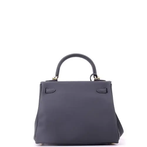 Hermès Kelly Handbag Verso Swift With Permabrass Hardware 25