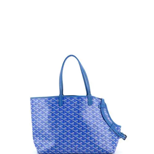 Goyard Chien Gris Pet Carrier Tote Coated Canvas