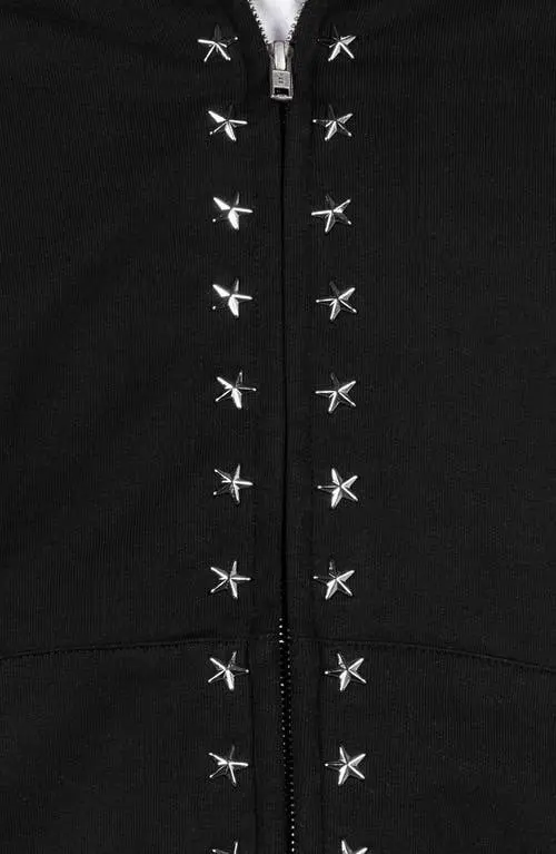 PLEASURES X Zero Skateboards Dane Studded Hoodie