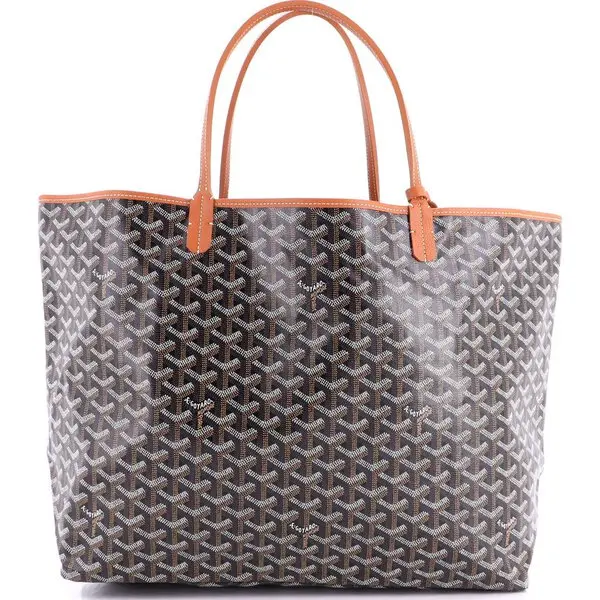 Goyard Saint Louis Gm Tote Coated Canvas - Brown