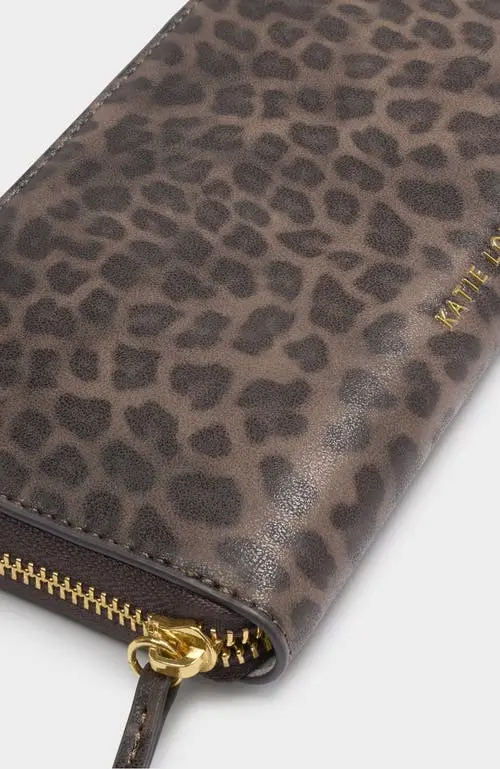 KATIE LOXTON Large Purse - Leopard