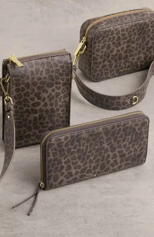 KATIE LOXTON Large Purse - Leopard