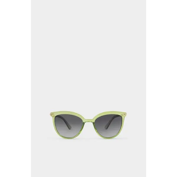 KATIE LOXTON Ravello Sunglasses - Green Transparent