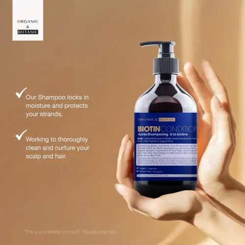 ORGANIC & BOTANIC Biotin Conditioner 500ml For Anti-aging