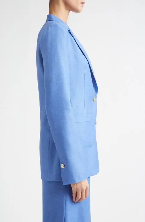 St. John Wool And Silk Basket Weave Jacket