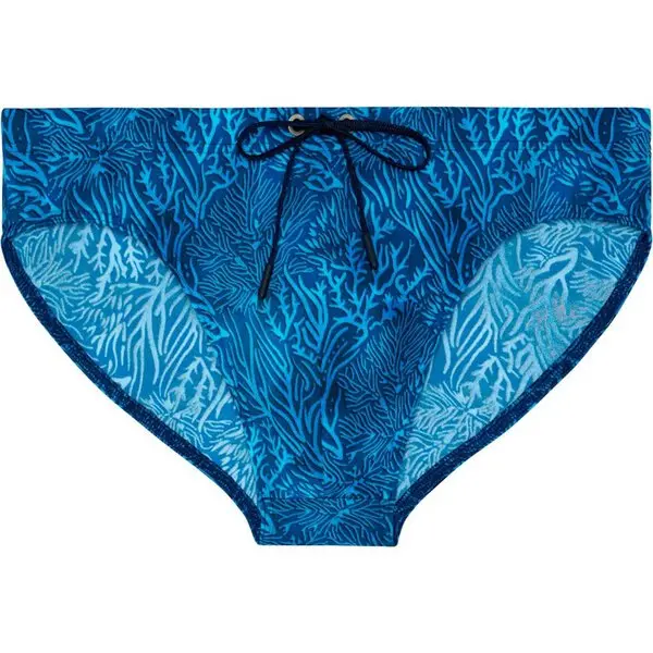 HOM Panarea Swim Mini Briefs - Blue Print