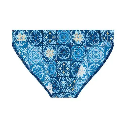 HOM Maiolica Swim Micro Briefs - Blue Print