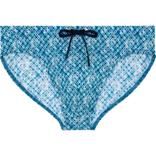 HOM Camaiore Swim Mini Briefs - Blue Print