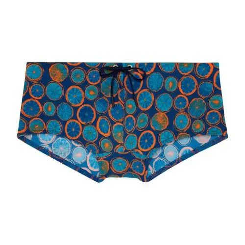 HOM Trapani Swim Trunk - Navy Print