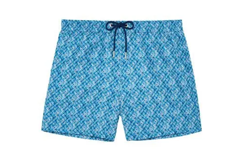 HOM Camaiore Beach Boxer - Blue Print