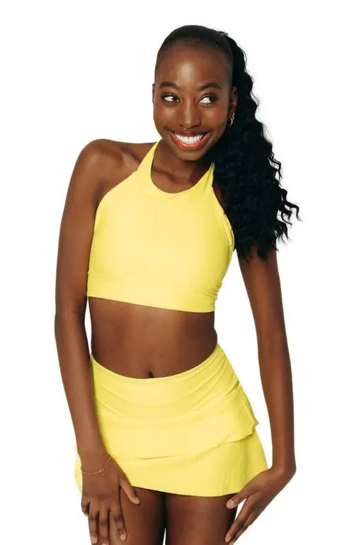 Tutublue Reversible Halter Swim Top - Bright Yellow