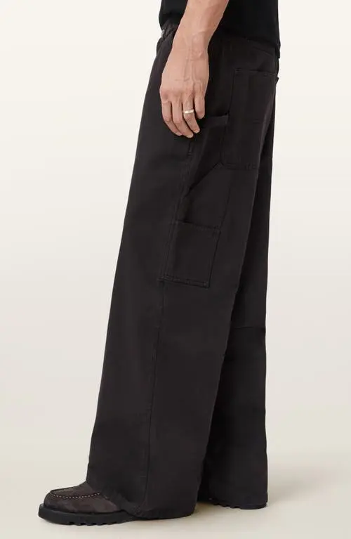 ALLSAINTS Jackson Barrel Leg Trousers - Tanner Black
