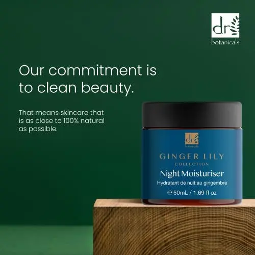 DR BOTANICALS Gingerlily Night Moisturiser 50ml For Anti-aging
