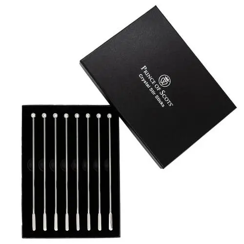 PRINCE OF SCOTS Diamond Crystal Cocktail Stir Sticks