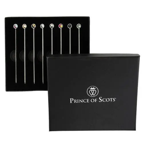 PRINCE OF SCOTS Gem Crystal Cocktail Picks